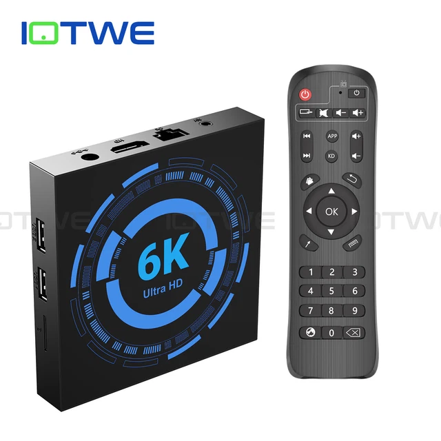 IOTWE SMART TV Box 4K 4+32GB Android 12 WIFI Quad Core Media Player ...