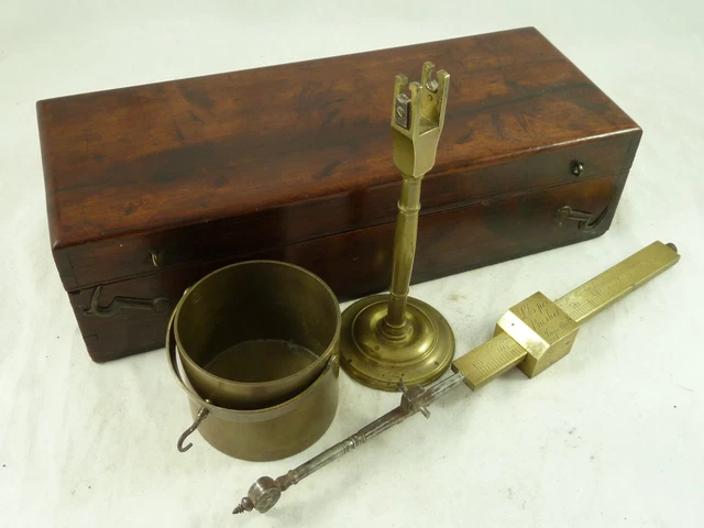 BOXED CHONDROMETER DE Grave Short & Fanner Grain Corn Scales Antique £ ...