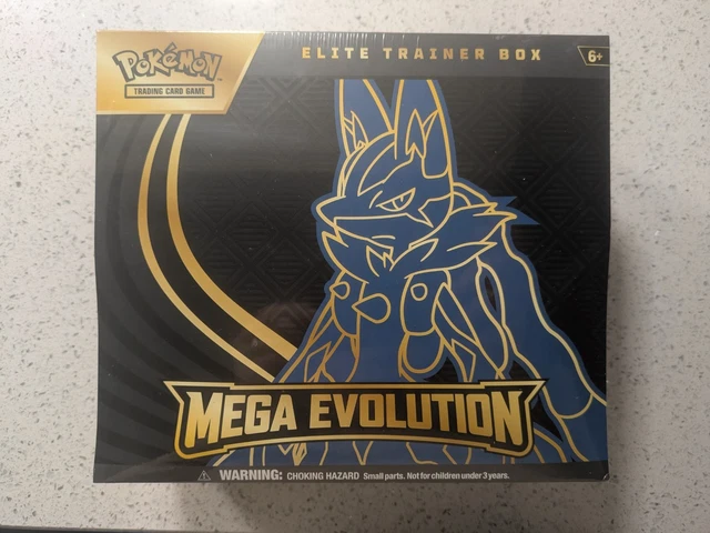 POKÉMON TCG: MEGA Evolution Elite Trainer Box (Mega Lucario) - ETB New ...