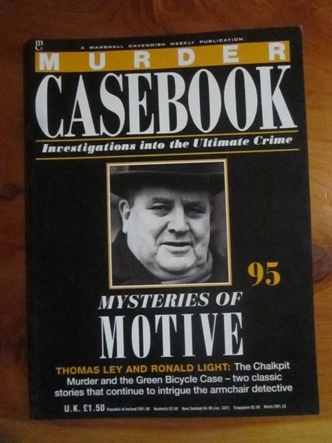 MAGAZINE MURDER CASEBOOK Mysteries Of Motive No. 95 Great ** Must See ...