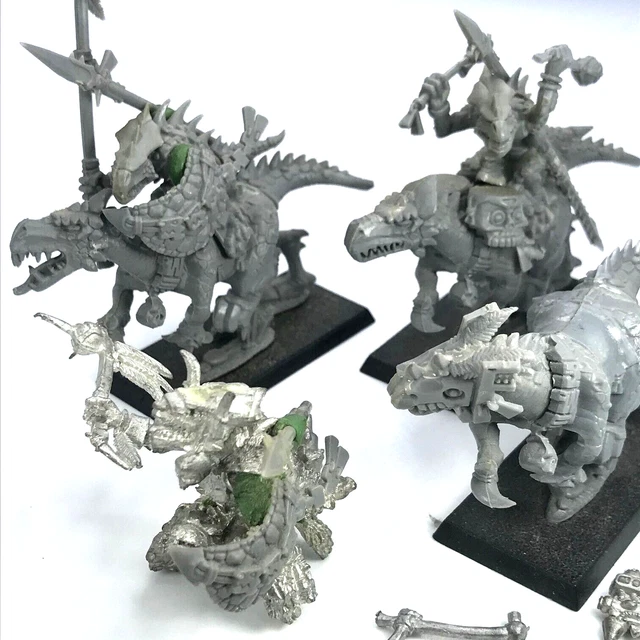CLASSIC SAURUS COLD One Rider Bundle Lizardmen - Warhammer Fantasy ...
