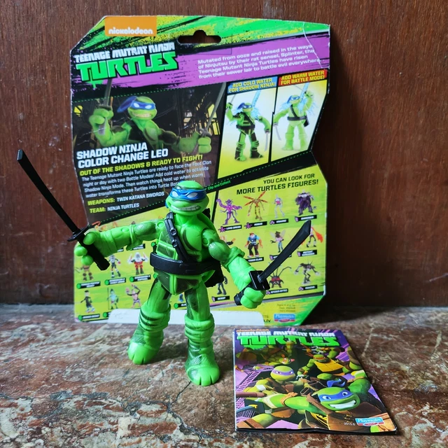 TMNT SHADOW NINJA Color Change Leo Nickelodeon Tortues Turtles Action ...