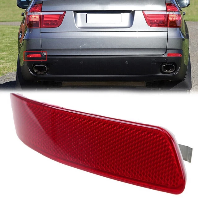 REAR LEFT DRIVER Side Bumper Reflector Red Len For BMW E70 Replacement ...