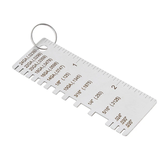 METAL SHEET THICKNESS gauge, plate thickness gauge, stainless steel ...