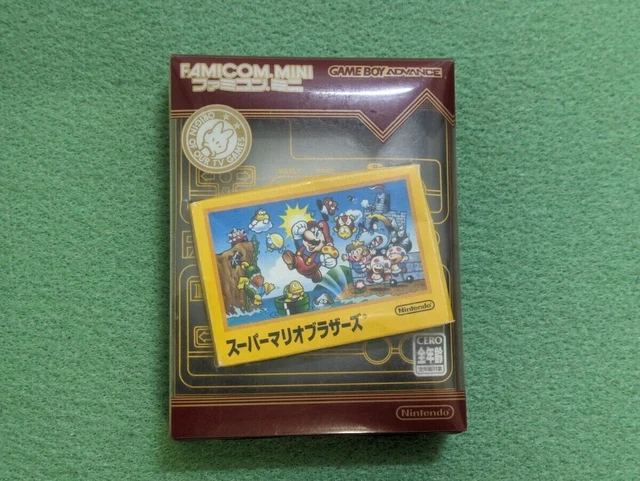 GBA GAME BOY Advance Famicom Mini Super Mario Bros. and Mini Mario ...