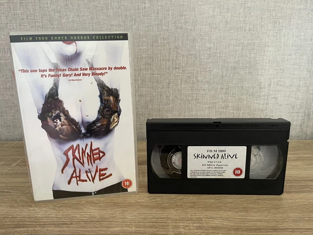 SKINNED ALIVE-*VERY RARE*( Horror ) VHS Video, Horror, Big Box, Ex ...
