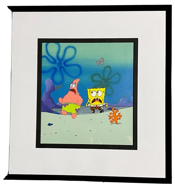 SPONGEBOB SQUAREPANTS ORIGINAL Production Cel Cell Animation Art Nm £ ...