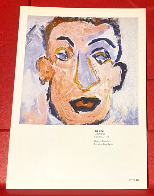 BOB DYLAN SELF Portrait Album Cover Art PICTURE / PRINT 7.5" x 5.5" £1. ...