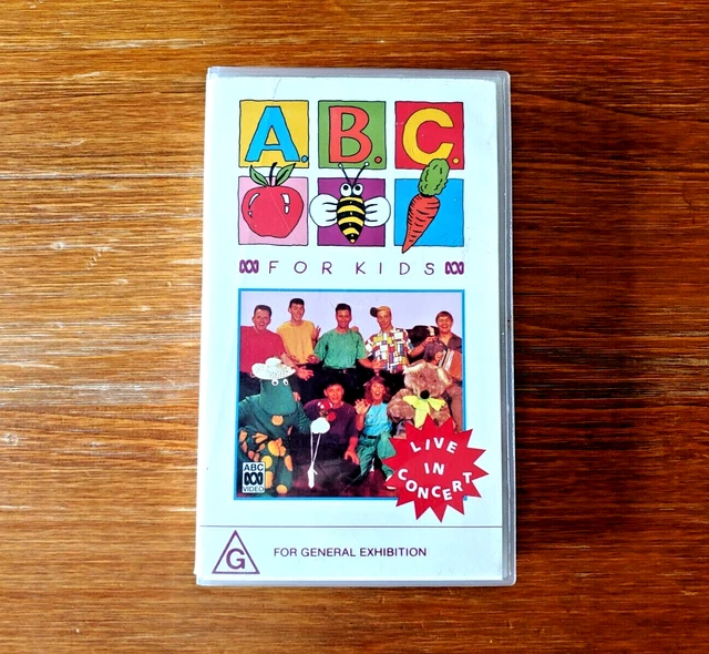 ABC FOR KIDS Live In Concert - Vintage 1993 VHS Video Tape $8.41 ...