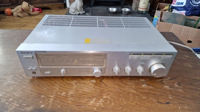 SONY STR VX2L Vintage Silver Hifi Amplifier Receiver Amp / WORKING £59. ...