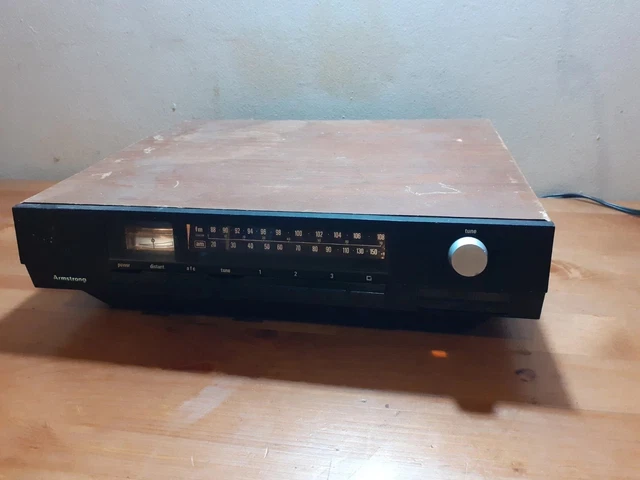 ARMSTRONG 623 VINTAGE HiFi Stereo AM FM Tuner Wood Panel Radio Working ...