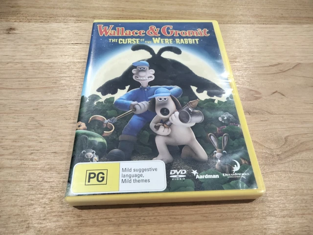 WALLACE & GROMIT The Curse Of the Were Rabbit DVD Region 4 free ship $7.99 - PicClick AU