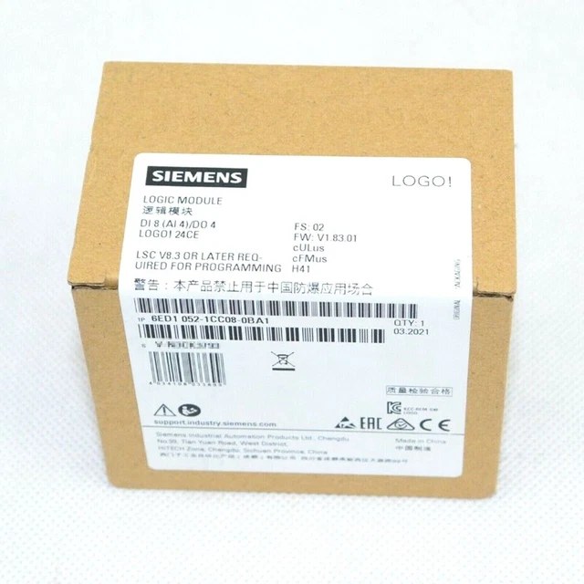 NOUVEAU MODULE LOGIQUE Siemens 6ED1052-1CC08-0BA1 6ED1 052-1CC08-0BA1 ...