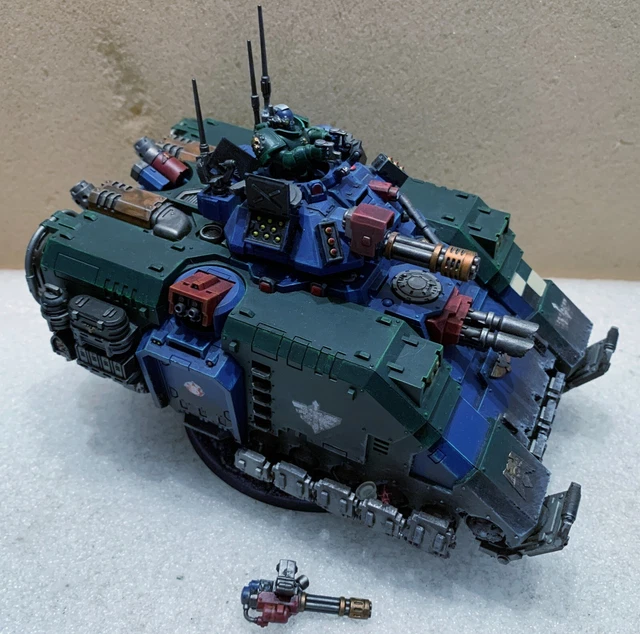 WARHAMMER 40K PRIMARIS Space Marines Dark Angels Primaris Repulsor Tank ...