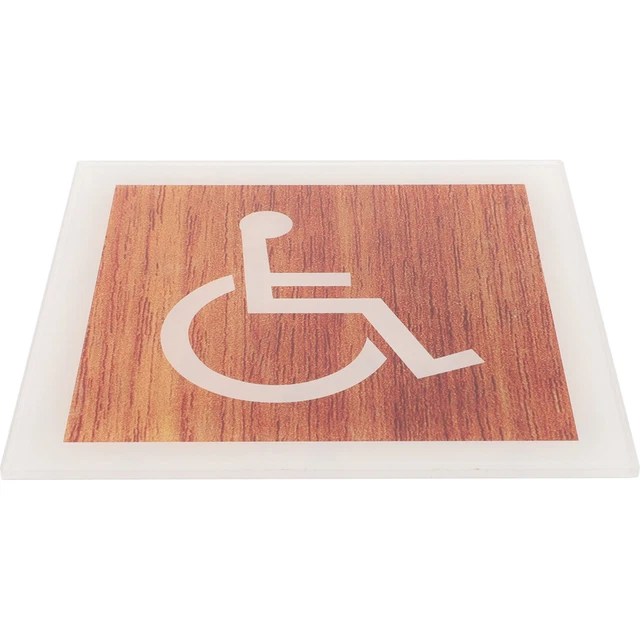 WHEELCHAIR ACCESSIBLE DOOR Sign Disability Restroom Sign Handicaps ...