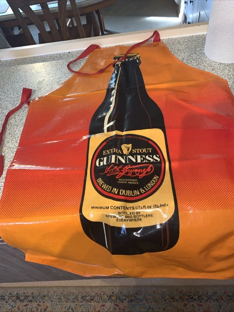 VINTAGE GUINNESS COOKING Apron £7.58 - PicClick UK