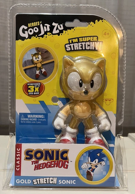 HEROES OF GOO Jit Zu Classic Gold Sonic The Hedgehog Figure New ...