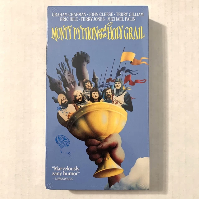 SEALED MONTY PYTHON And The Holy Grail VHS Videocassette Blue Reel ...