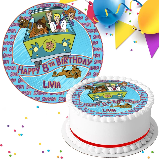SCOOBY DOO PERSONALISED Edible Icing Sheet 7.5 Inch Cake Topper D724 £5.99 - PicClick UK