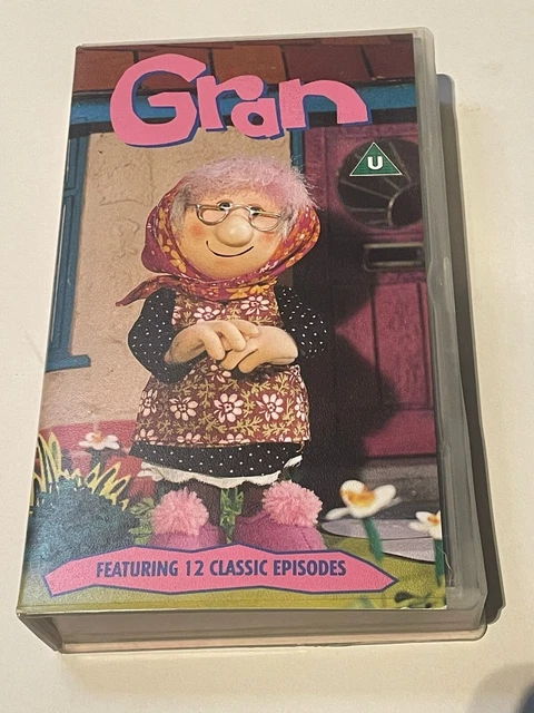 TESTED GRAN VHS Tape (1982) Featuring 12 Classic Episodes Woodland Ivor ...