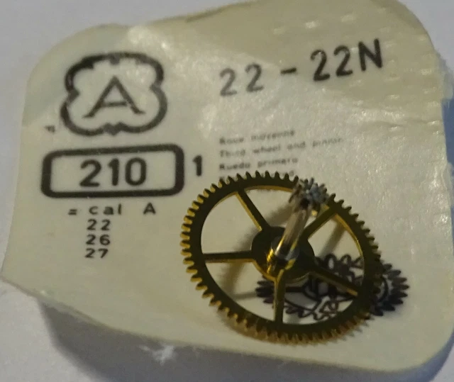PEZZO OROLOGIO PER Orologio Arogno 22 - 22N Rotella Con Pignone EUR 7 ...