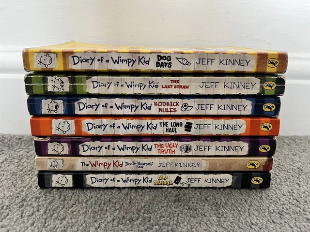 DIARY OF A Wimpy Kid By Jeff Kinney Book Bundle x7 Books Paperback £12. ...