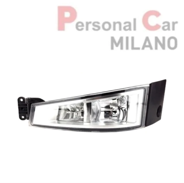 FARO FENDINEBBIA PER VOLVO FM4 BASE CROMATA CORNICE NERA LUCE ...