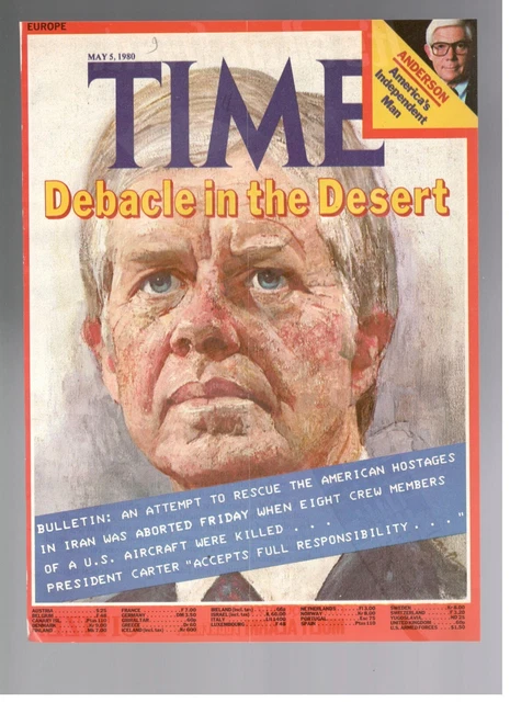 JIMMY CARTER DEBACLE Desert 1980 Time Et 'Solo Le Cover D'Origine De ...