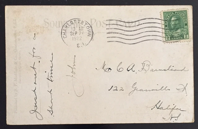 COURT HOUSE CHARLOTTETOWN Prince Edward Island Canada 1922 Postcard $9. ...
