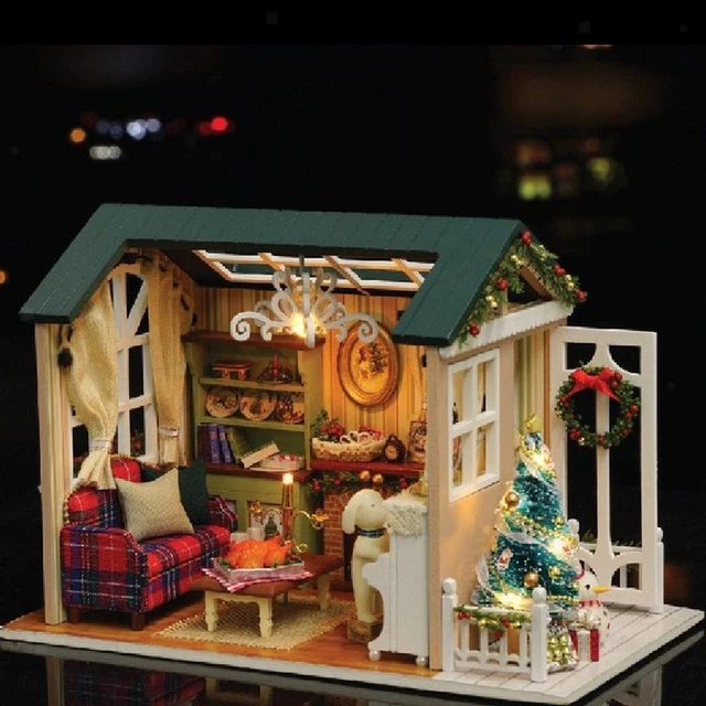 1:24 MINIATURE FURNITURE Kits gift by diy -Holiday Times £25.92 ...