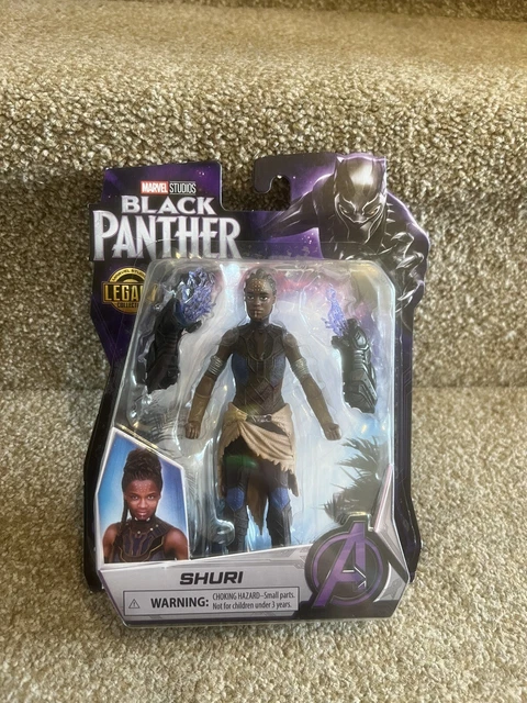 HASBRO MARVEL LEGACY Collection Shuri 6 Inch Action Figure NEW Black ...