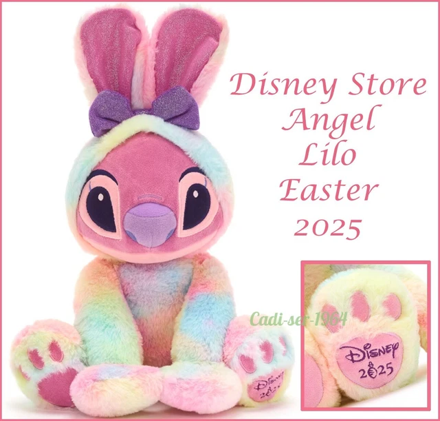 DISNEY STORE EASTER Angel Lilo & Stitch 2025 NEW Plush Toy 45cm £39.99 ...