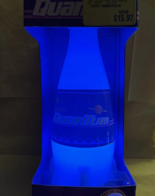FALLOUT NUKA COLA Quantum 2018 8" Blue Glow Light Up Bottle Cosplay New ...