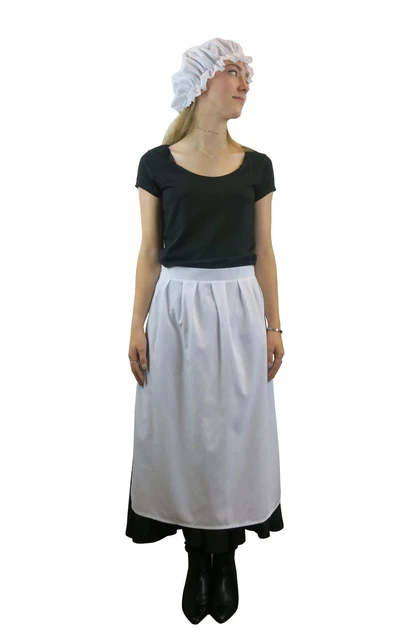 Maids Fancy Dress Costume Victorian Edwardian Dress Up Add Mop Hat Uk Stock £550 Picclick Uk