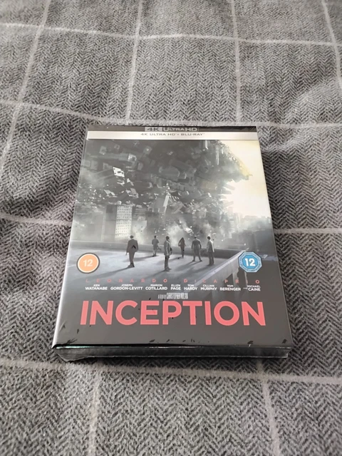 INCEPTION 4K ULTRA HD & Blu Ray Collector's Edition Steelbook (New ...