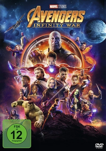 AVENGERS: INFINITY WAR (DVD) Chris Evans Robert Jr. Downey Anthony ...