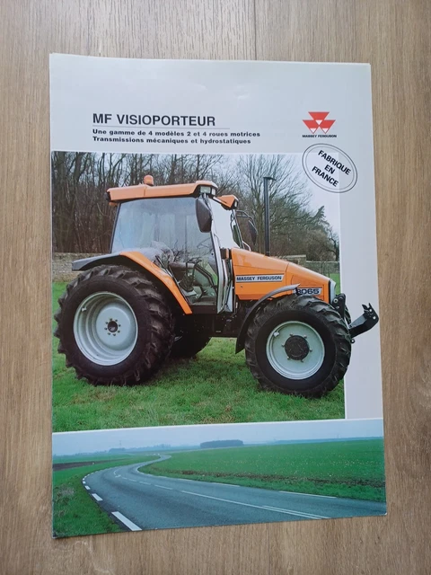 PROSPECTUS TRACTEUR MASSEY Ferguson Visioporteur Tractor Prospekt Trattori EUR 6,00 - PicClick DE