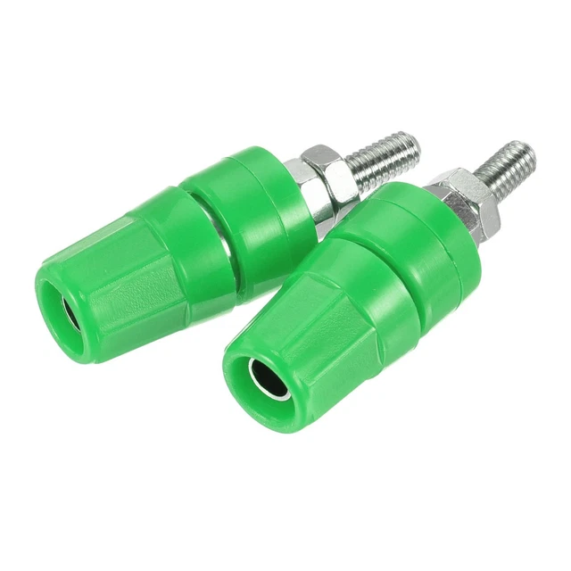 TERMINAL ENLACE POSTE Amplificador Terminal Conector Banana Enchufe ...