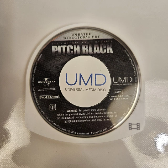 PITCH BLACK (PSP UMD-Movie, 2005, Unrated Directors Cut) UMD Only $14. ...