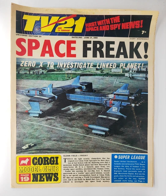 TV21 AND TV Tornado comic #231 June 21 1969 VG £0.99 - PicClick UK