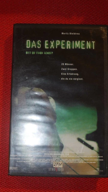 DAS EXPERIMENT VHS VIDEO Kassette (773) EUR 1,00 - PicClick FR