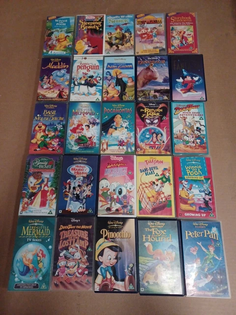 WALT DISNEY VHS Bundle 25 X Videos In Total (PAL) EXCELLENT CONDITION ...