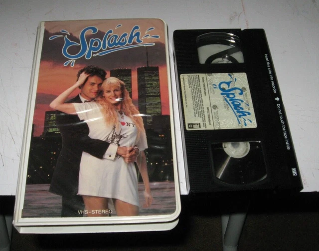 SPLASH CLAMSHELL box VHS original Tom Hanks, Daryl Hannah 1984 £2.39 ...