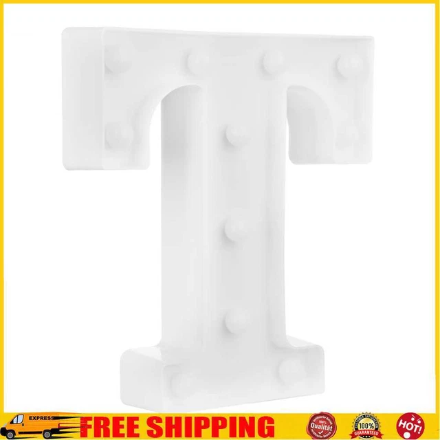 LETTERA ALFABETICA LED tendone segno lampada matrimonio festa ...