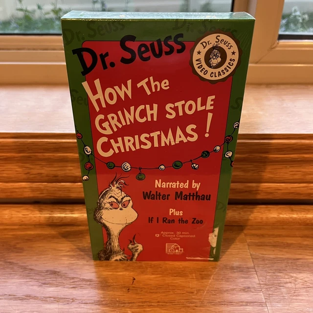 DR. SEUSS - How the Grinch Stole Christmas (VHS, 1997) NEW ORIGINAL ...