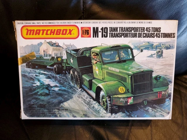 MATCHBOX PK-174 M-19 Tank Transporter 45 Tons 1/76th scale model kit £ ...