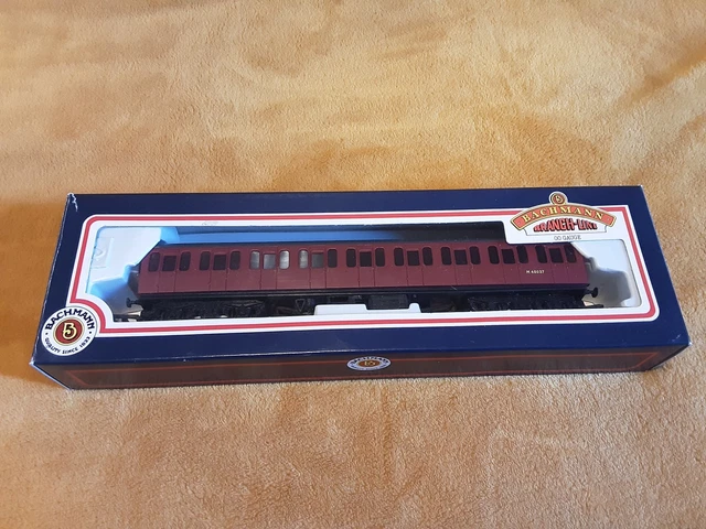BACHMANN OO GAUGE 57'Mk1 Suburban Full Open Crimson Coach Boxed VGC £12 ...