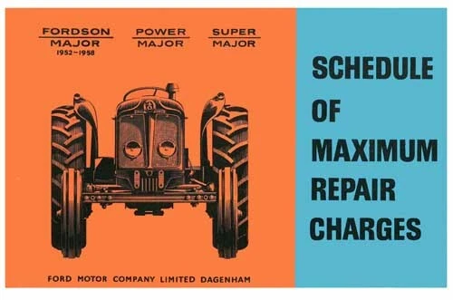 VINTAGE FORDSON MAJOR Super Major Tractor Poster Brochure Art (A3) £5. ...