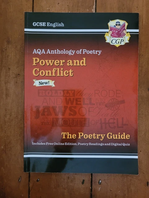 CGP GCSE AQA English (Anthology of) Poetry Power and Conflict Grades 9 ...