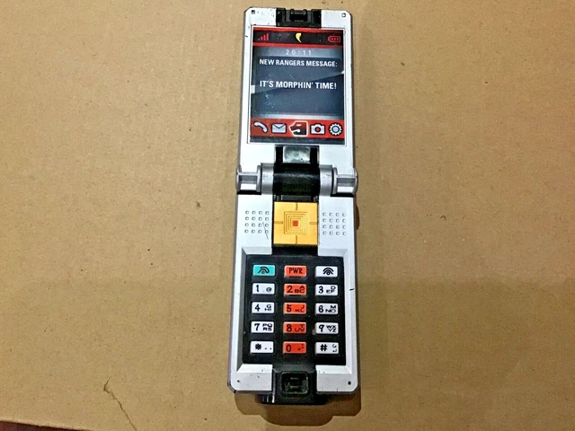 POWER RANGERS SAMURAI Flip Phone Morpher perfect working order Bandai ...